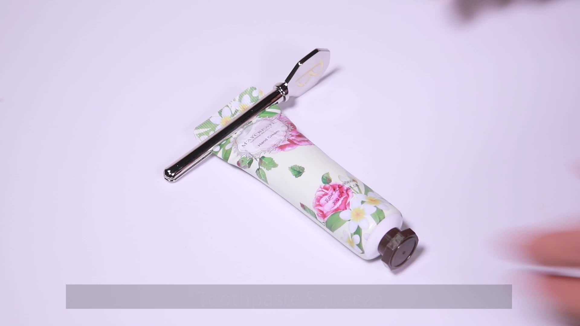 Luxury Metal Rolling Key Stainless Steel Facial Cream Hair Toothpaste ...