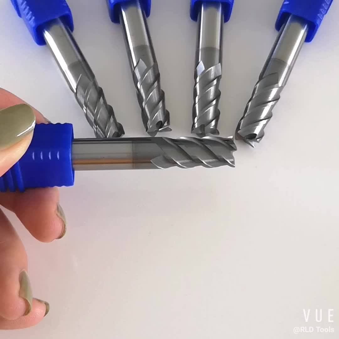 Rld Hrc65 Cnc Milling Cutter Square End Mill 12x75mm Fresas Cutting ...