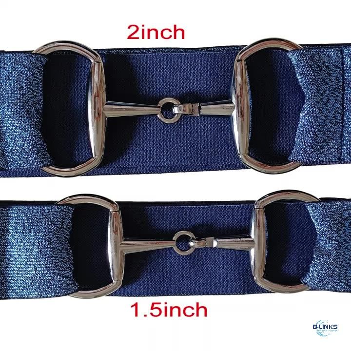 Ready To Ship 180 Colors 1.5 Inch Apparel Equestrian Elastic Belt With ...