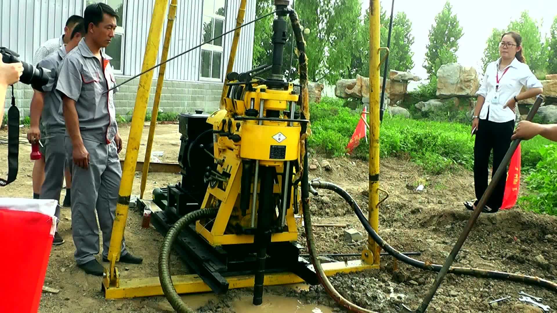200m Man Portable Core Sample Deep Water Well Drilling Drill Rig - Buy ...