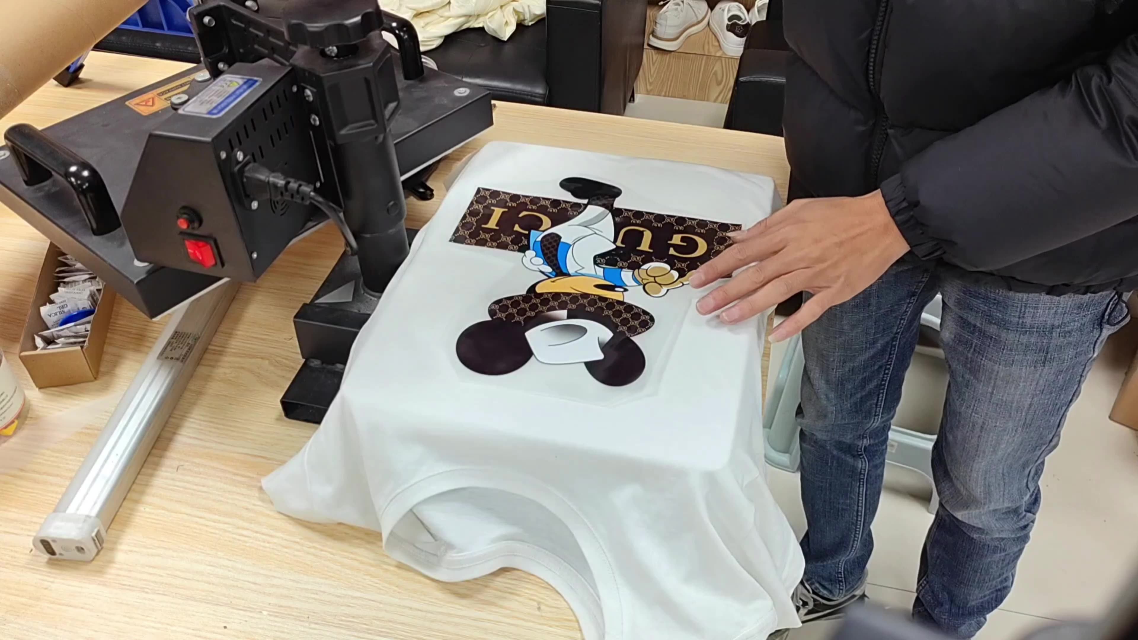 Custom Heat Transfer Logo Vinyl Heat Transfer Label Plastisol Dtf Heat ...