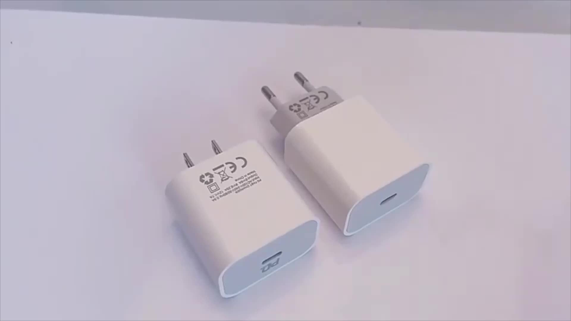 White 20w Usb C Power Adapter Port Pro Cargadores Original Brick 20w ...