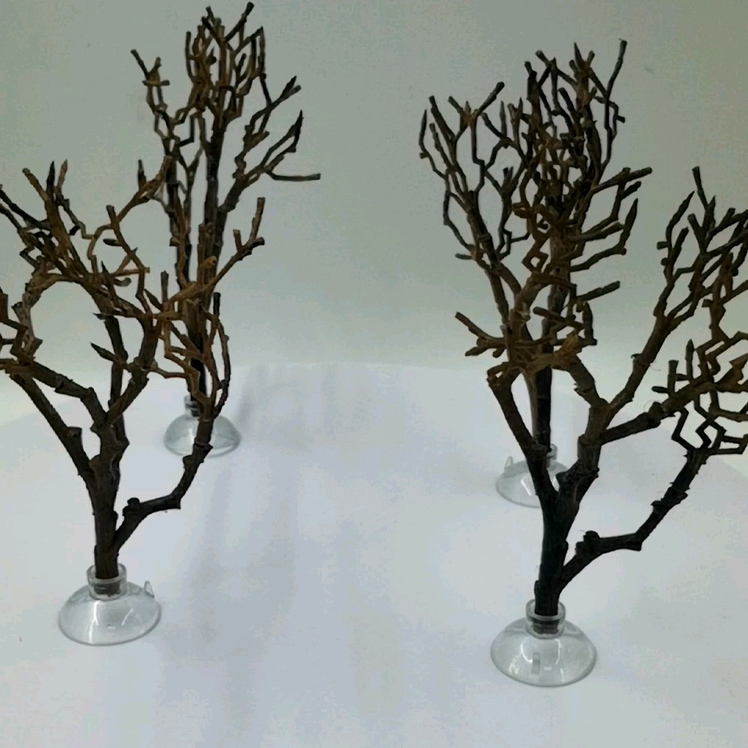 5.9 Inch Tall Aquarium Branches For Fish Tank With Sucker Base,Molded ...