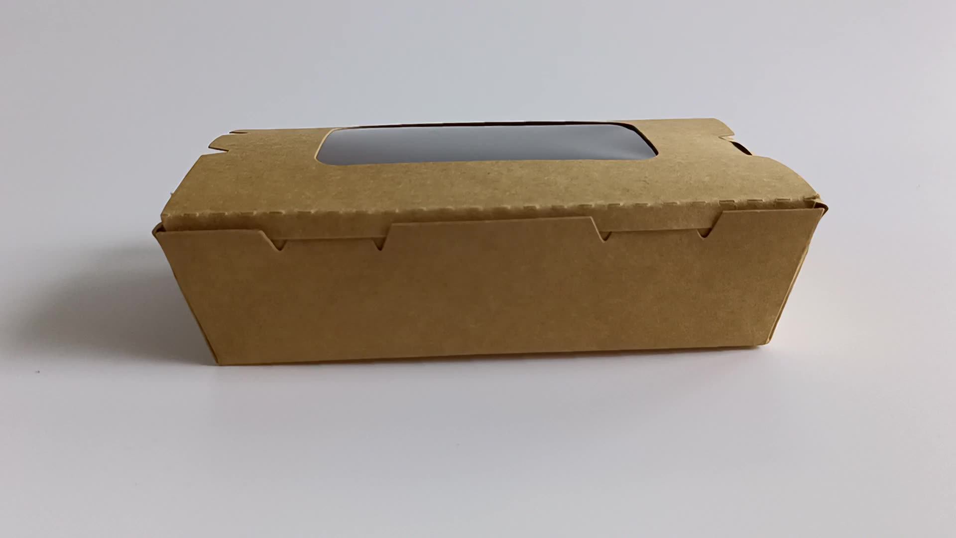 Disposable Biodegradable Collapsible Pie Carton Kraft Paper Cake Box ...