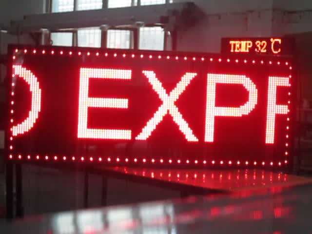P10 Red Electronic Message Center Led Moving Message Display Buy Led