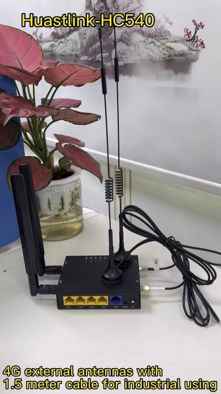 Din Rail Mounting Rugged Hc540 Industrial 3g Lte 4g Vpn Router With Sim ...