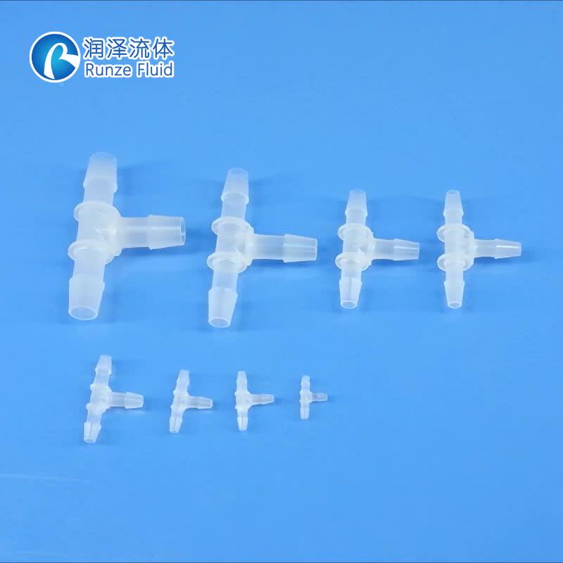 Plastic Fittings Three Way Connections Silicone Polypropylene Tube ...
