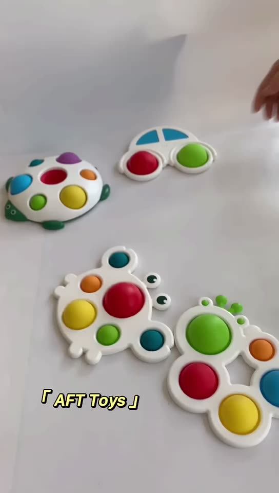 New 3d Silicone Simple Dimple Push Pop Bubble Fidget Sensory Ladybug ...