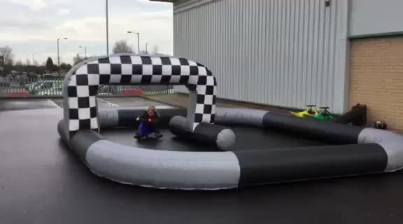 Outdoor Competitive Sport Car Racing Track Didi Car Inflatable Surround ...