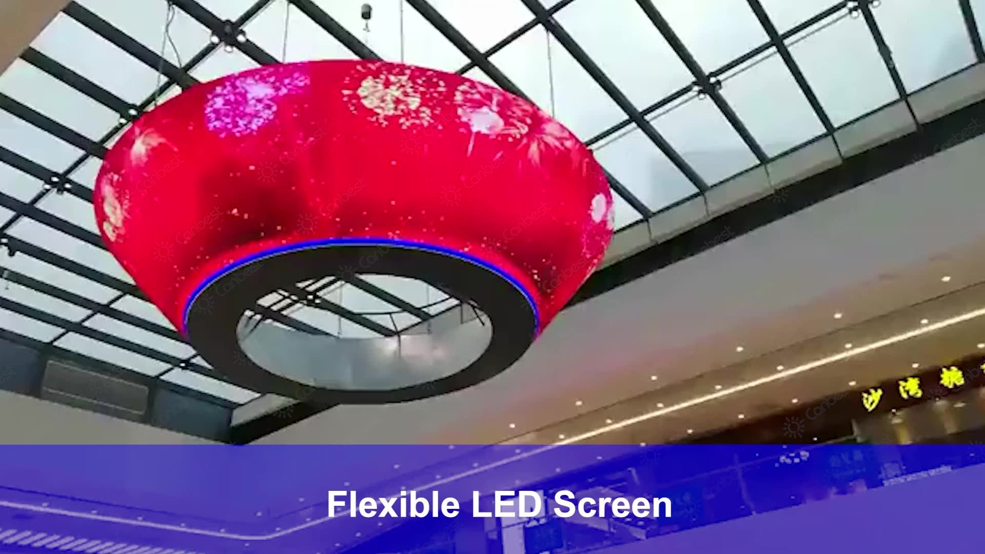 Large Flexible Soft Panel 360 Degree Cylindrical Circular Led Display ...