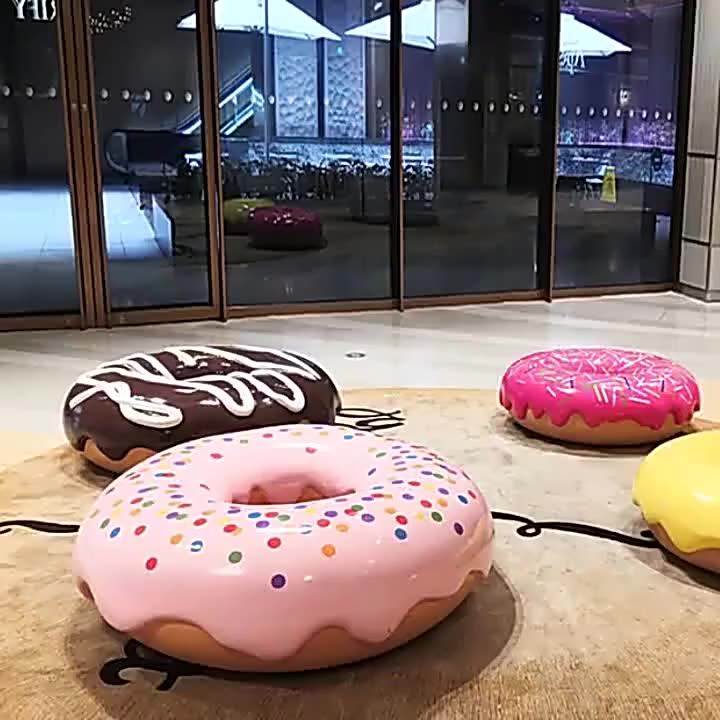 Giant Sweet Props Fibre Glass Doughnut Donuts Candy Props Foam Lollipop ...