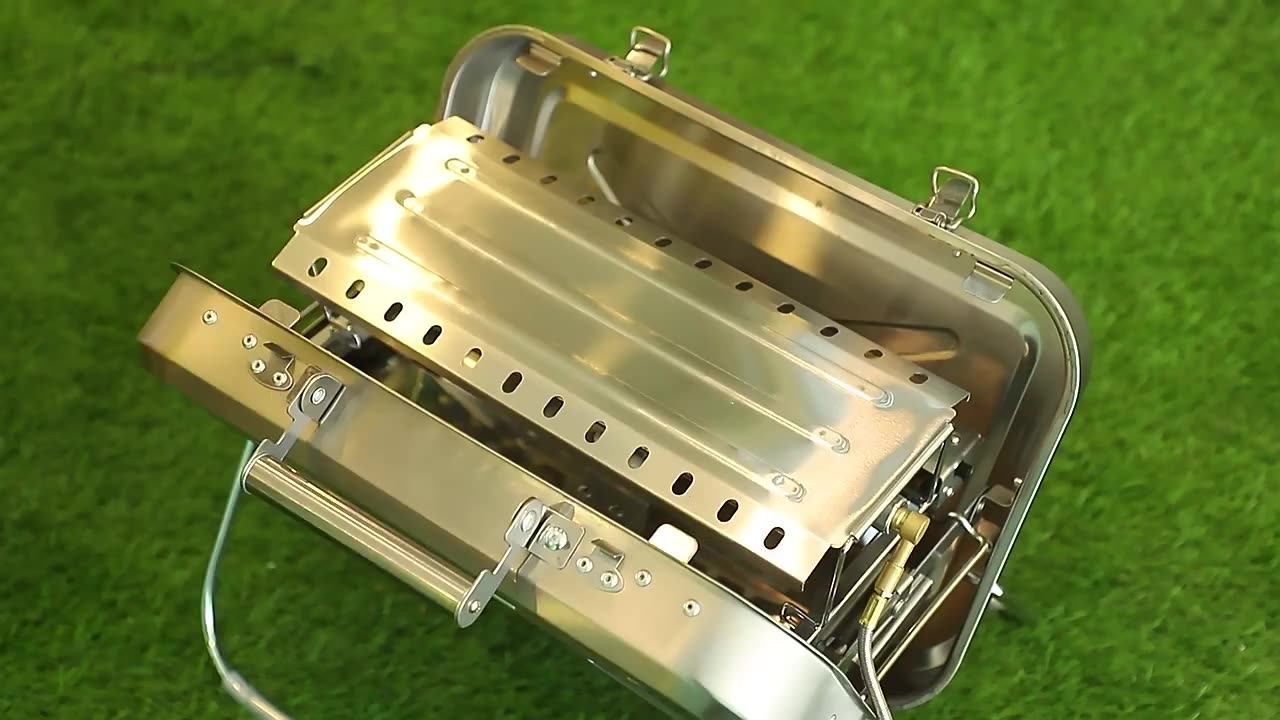 Steak Beef Barbecue Grill Outdoor Camping Portable Foldable Suitcase ...