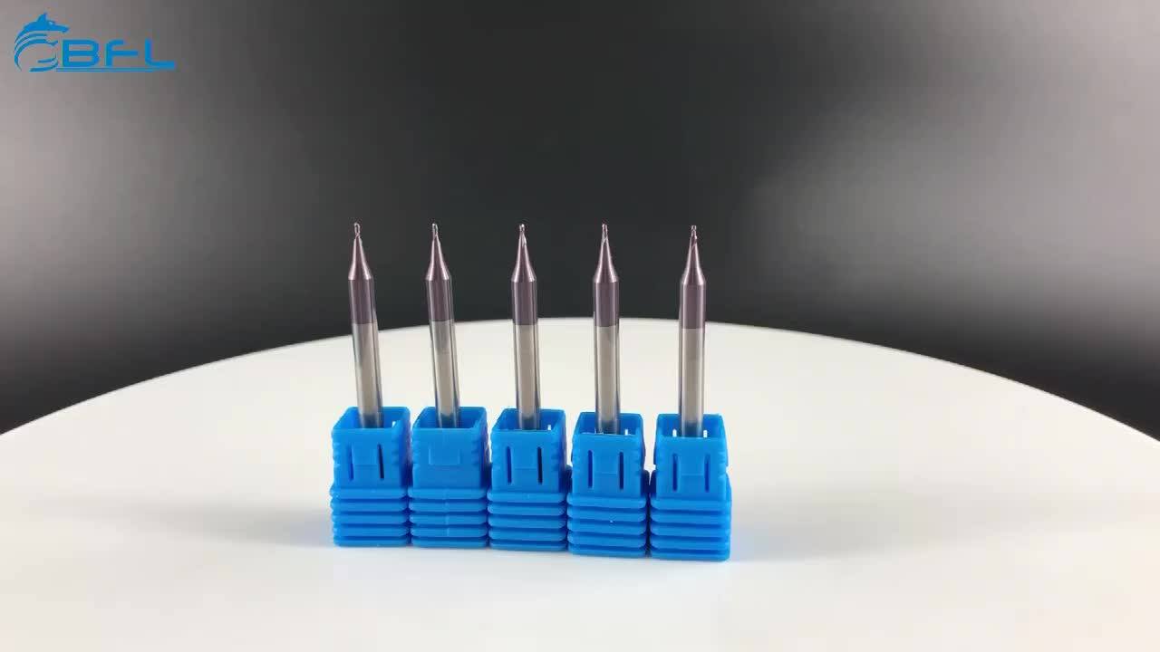 Bfl 0.5mm Micro Ball Nose End Mill 0.1mm Carbide Micro Milling Cutter ...