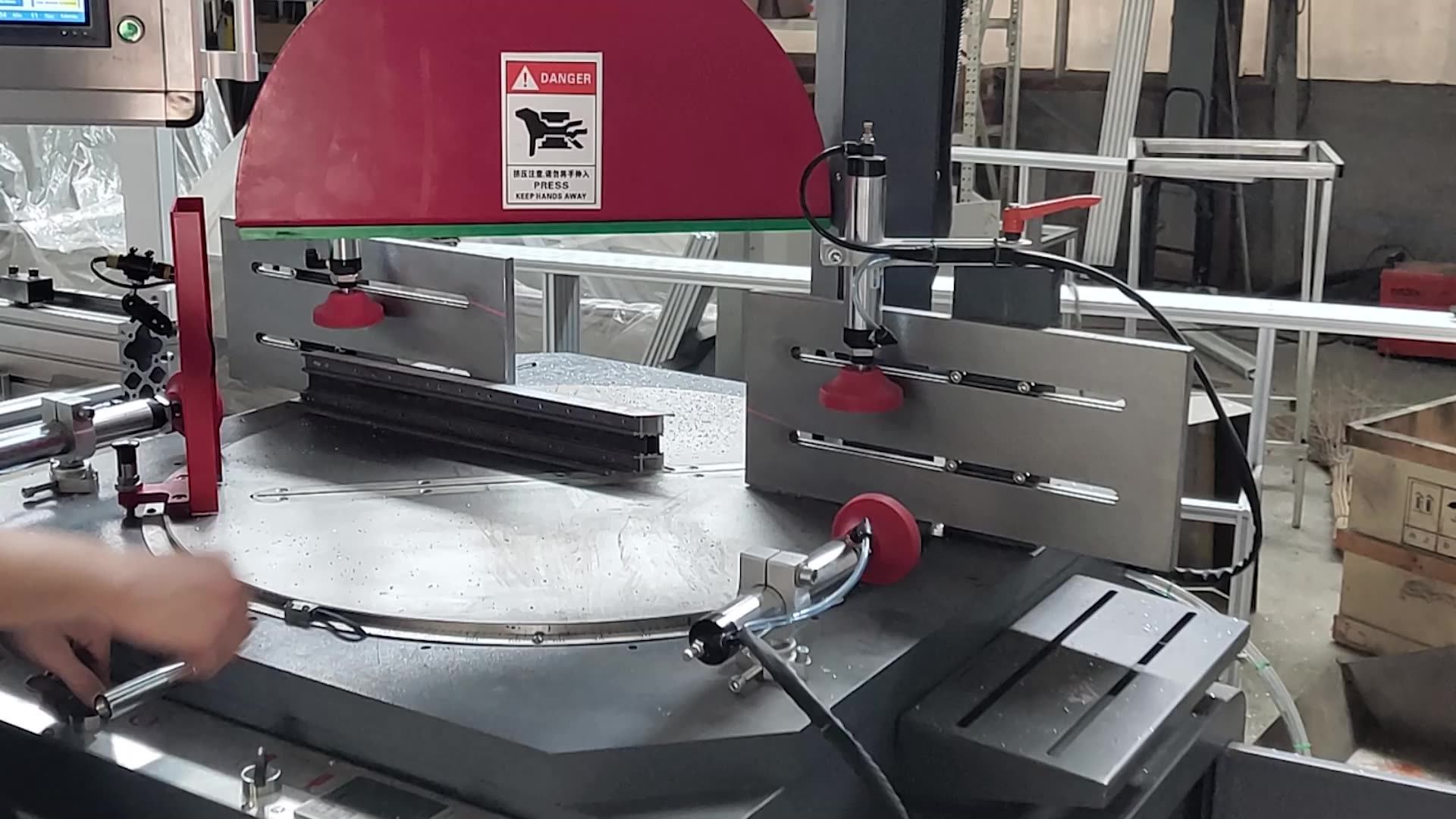 Aluminum Profile Thermal Break Window Door Fabrication Cutting Single ...