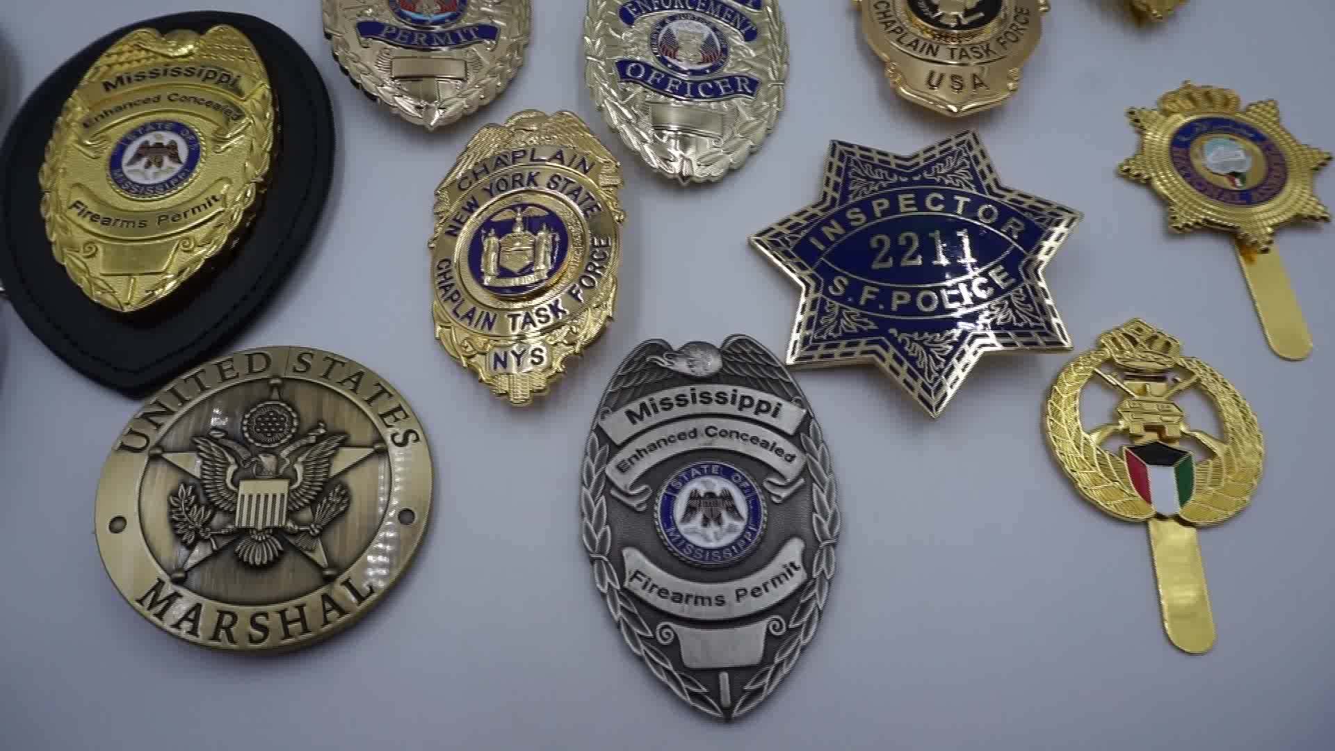 Factory Wholesale Custom Hard Enamel Club Metal Security Suits Lapel ...