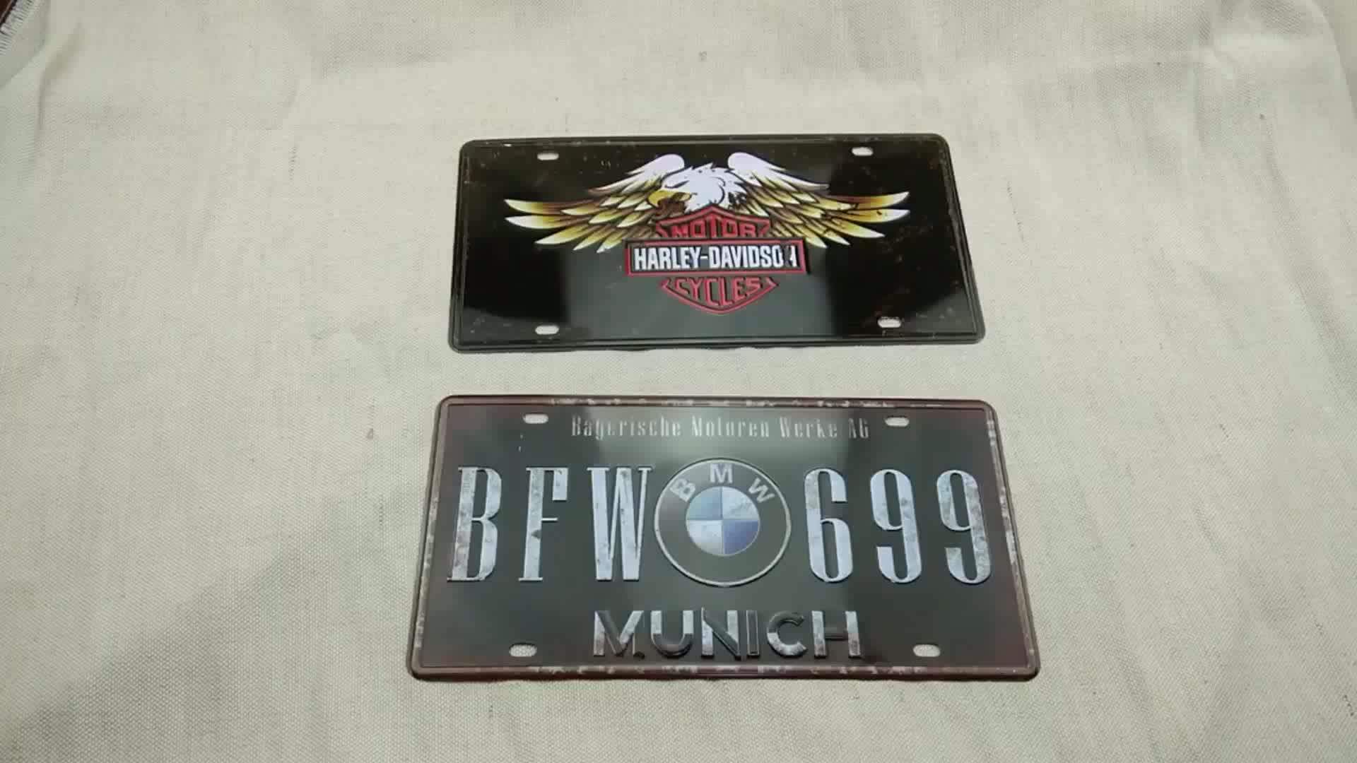 Customize Your Own Classic Metal License Plate Personalized Aluminum ...