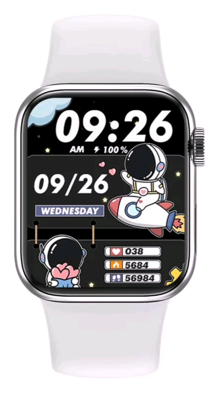 New Ws007 Large Screen Smart Watch For Men Women Heart Rate Monitoring ...