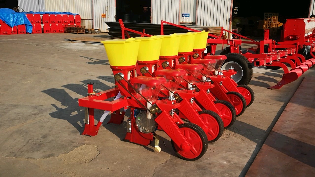4 Row Tractor Maize Seeder,Corn Planter With Fertilizer - Buy Corn ...