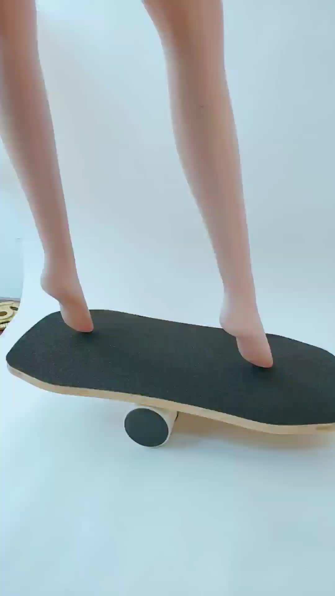 Anti Slip Surface Balance Wobble Wooden Rocker Board - Buy Wooden ...