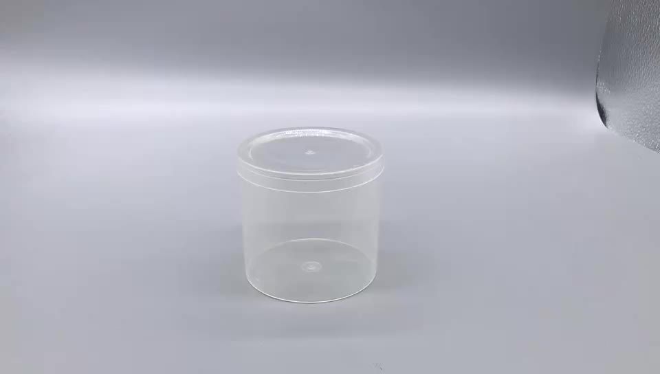 Clear Plastic Round Shape Candy Containers,Plastic Cookie Container ...