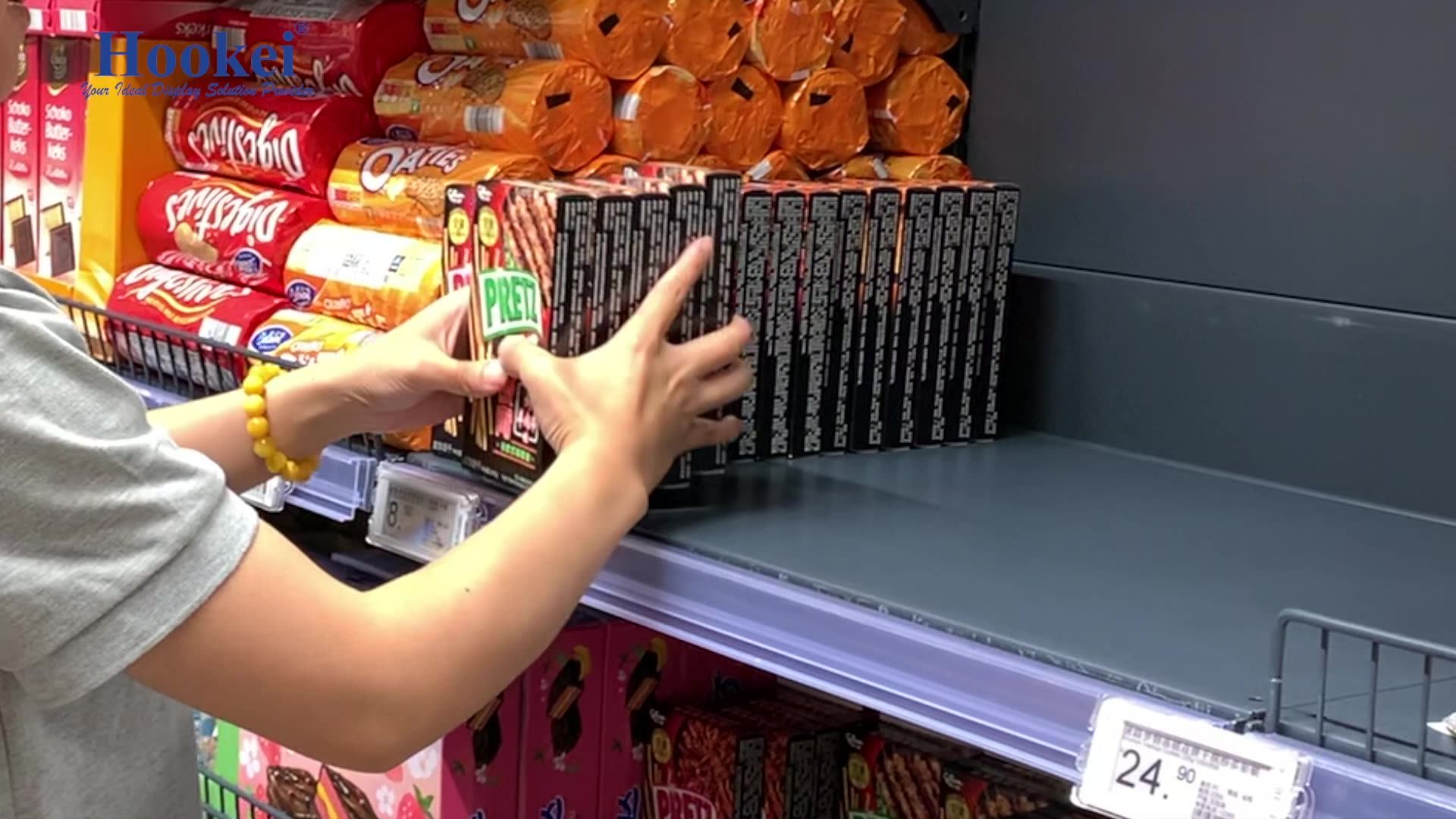 Drink Pusher Bottle Organizer Gravity Feed Roller Slides Shelf Pusher ...