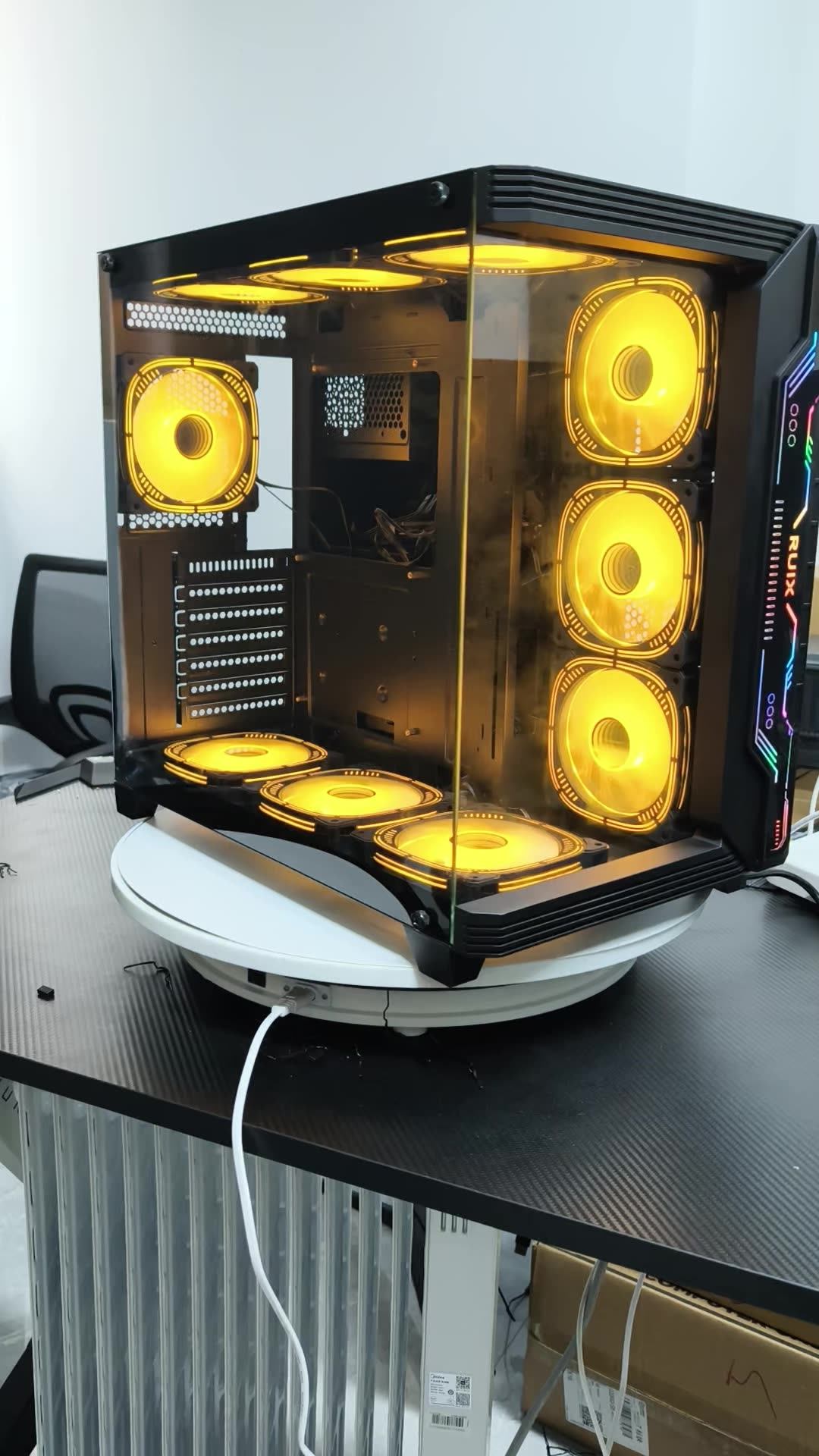 Ruix Aerospace Ultra Customizable Front Led Logo Oem Odm Gaming Pc ...