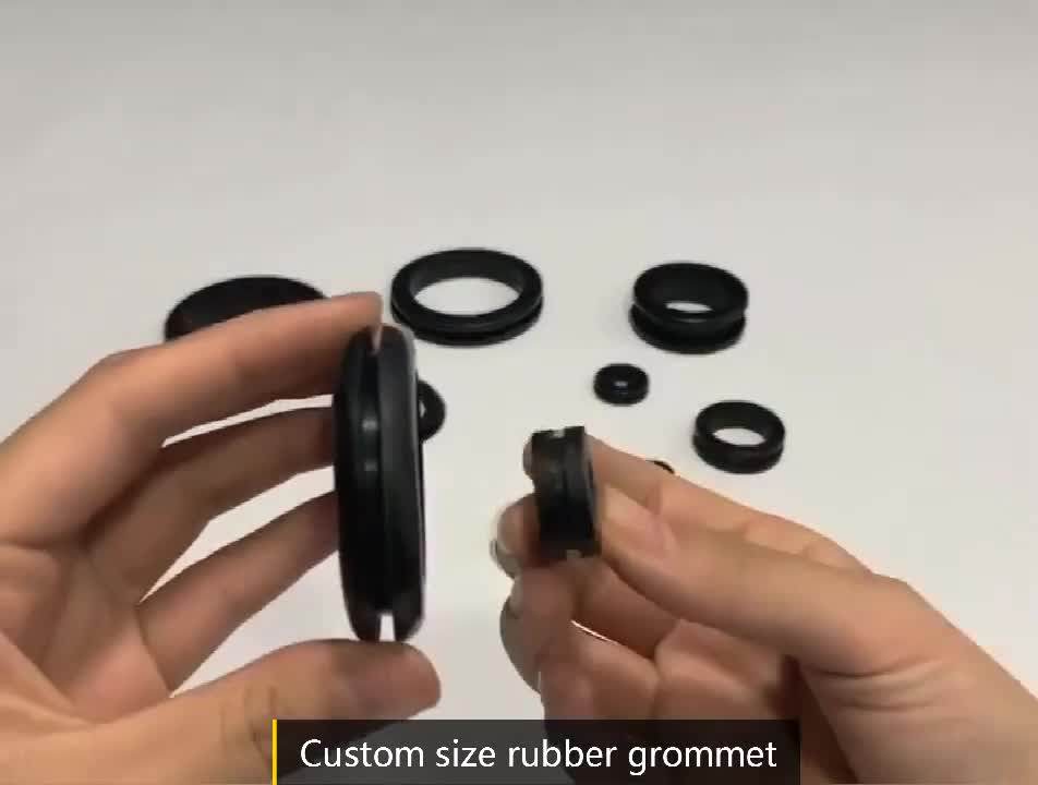 High Temperature Custom Silicone Rubber Grommet Gasket - Buy Rubber ...