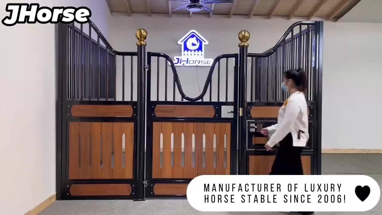 12ftx12ft Bamboo Wooden Victorian Hardwood Prefabricated Horse Stall ...