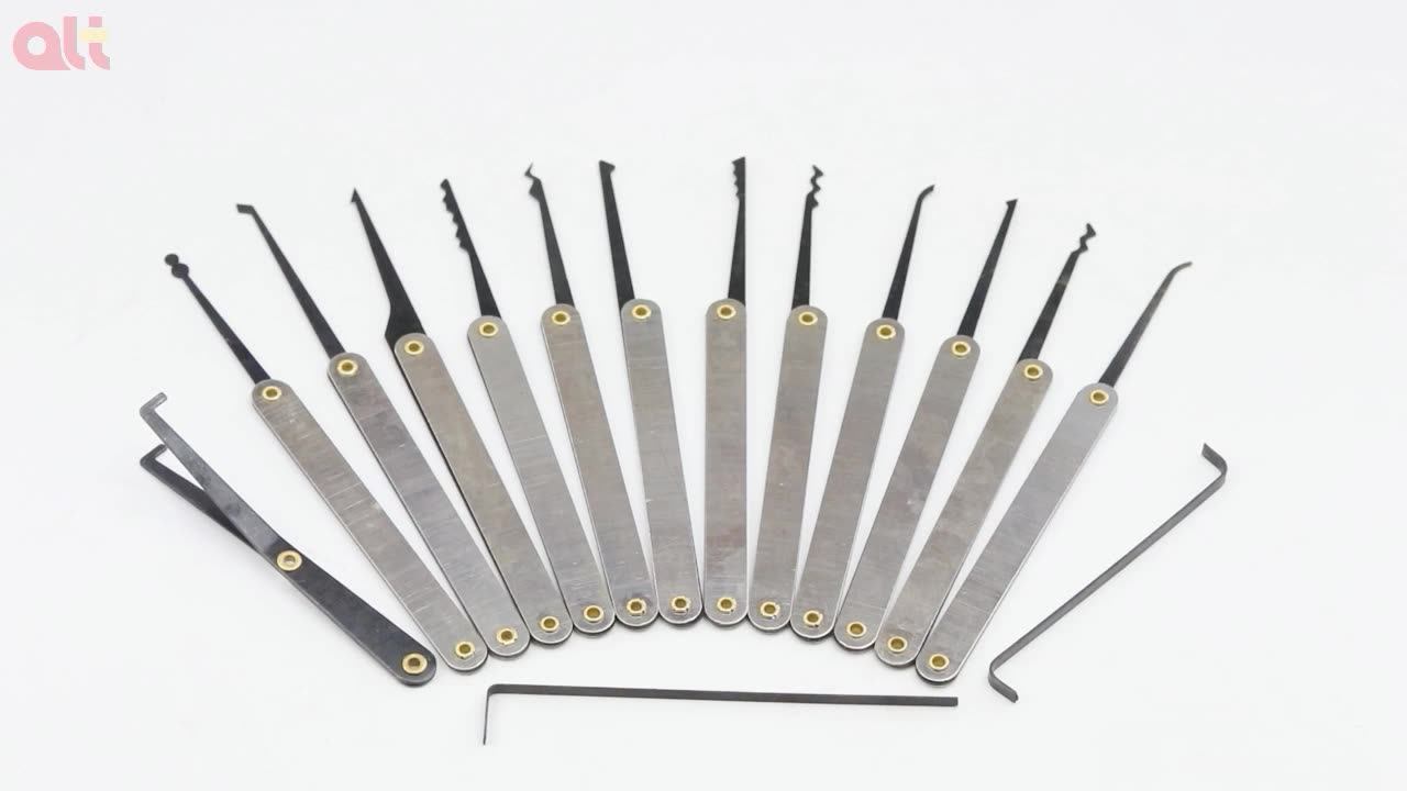 Opening Door 12pcs Lock Pick Set Locksmith Tools Locksmith Supplies ...