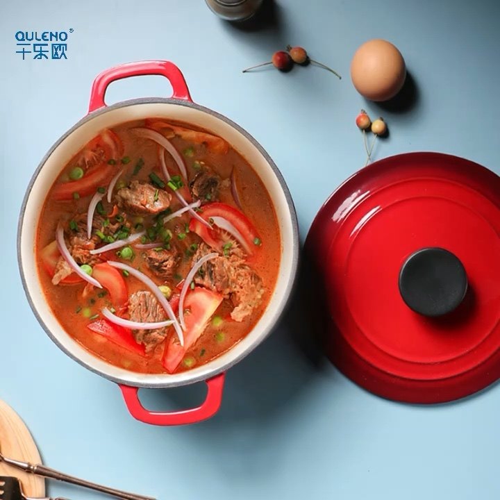 Russian Cookeare Cast Iron Blue Enamel Tableware Soup Pot Stewpan - Buy ...