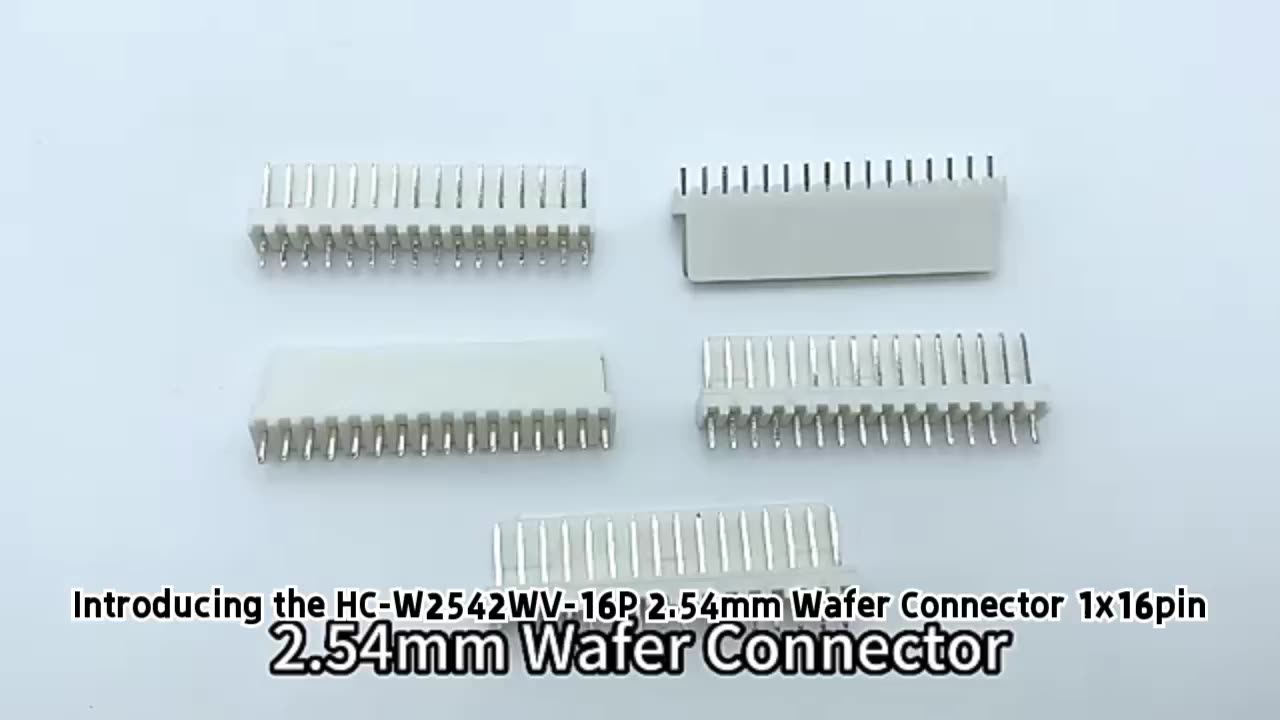 2510 2.54mm Pitch Male Wafer Connector 1x16pin Dip3.4 Straight Tin-plated 1-640456-6 Wiring ...