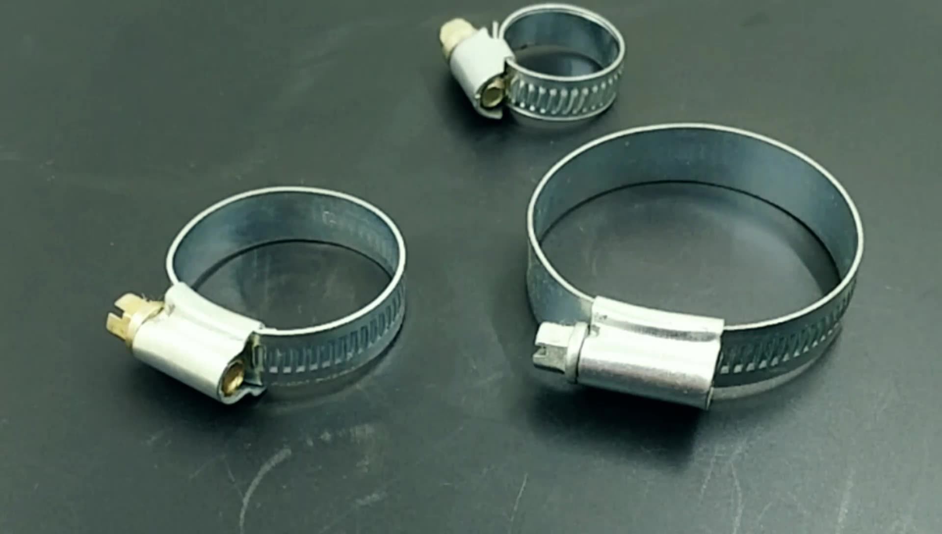 Standard Sizes Quick Release British Hose Clamp Iron Screw Galvanizing ...