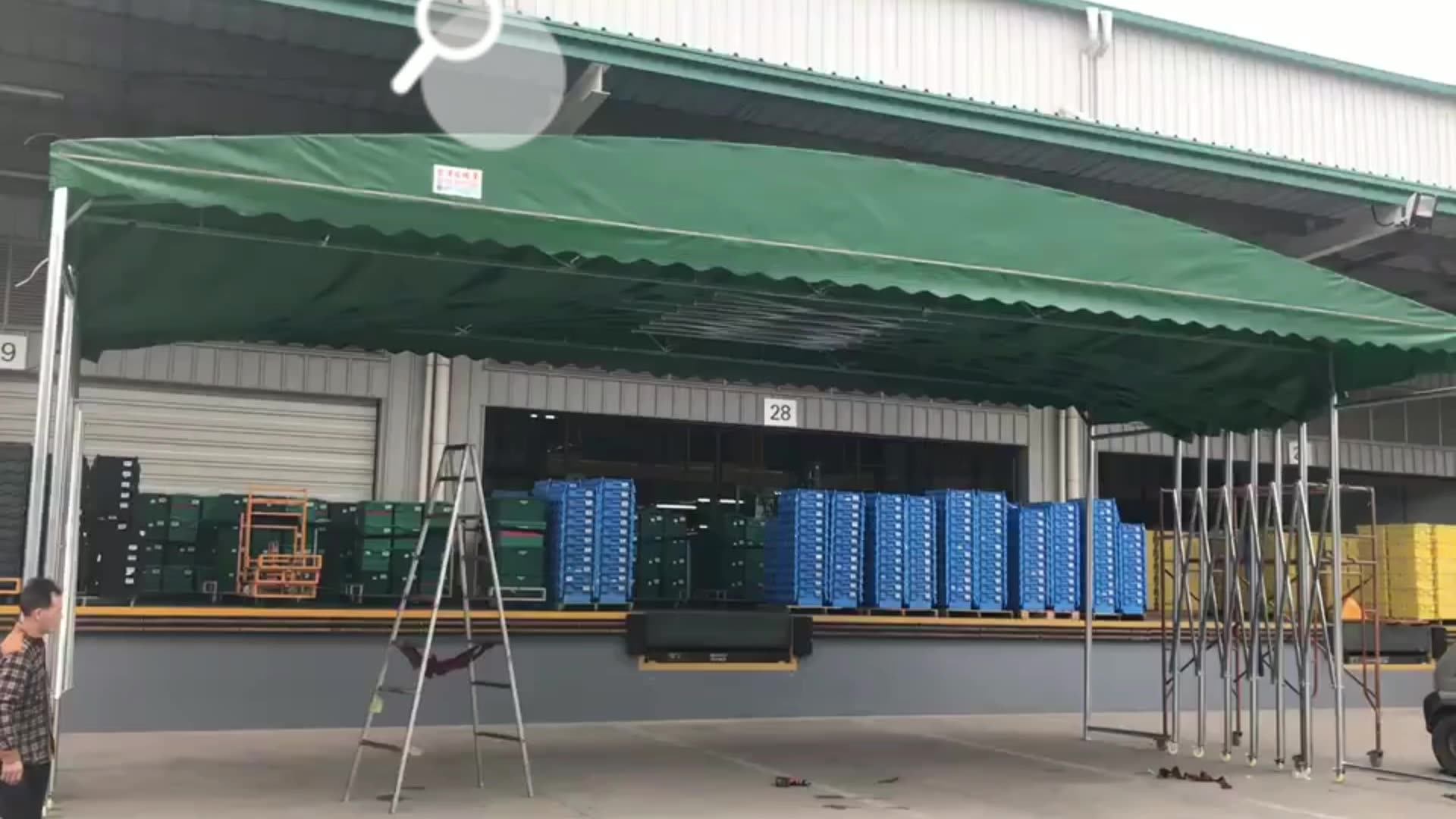 Movable And Fixed Tents For Outdoor Car Shade Parking Lot With Pvc ...