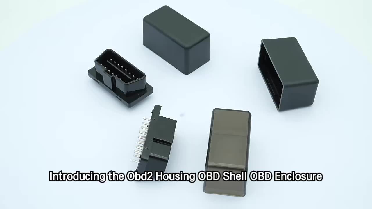 Obd Diagnostic Plug Obd2 16pin Male Connector Case Enclosure Cover ...