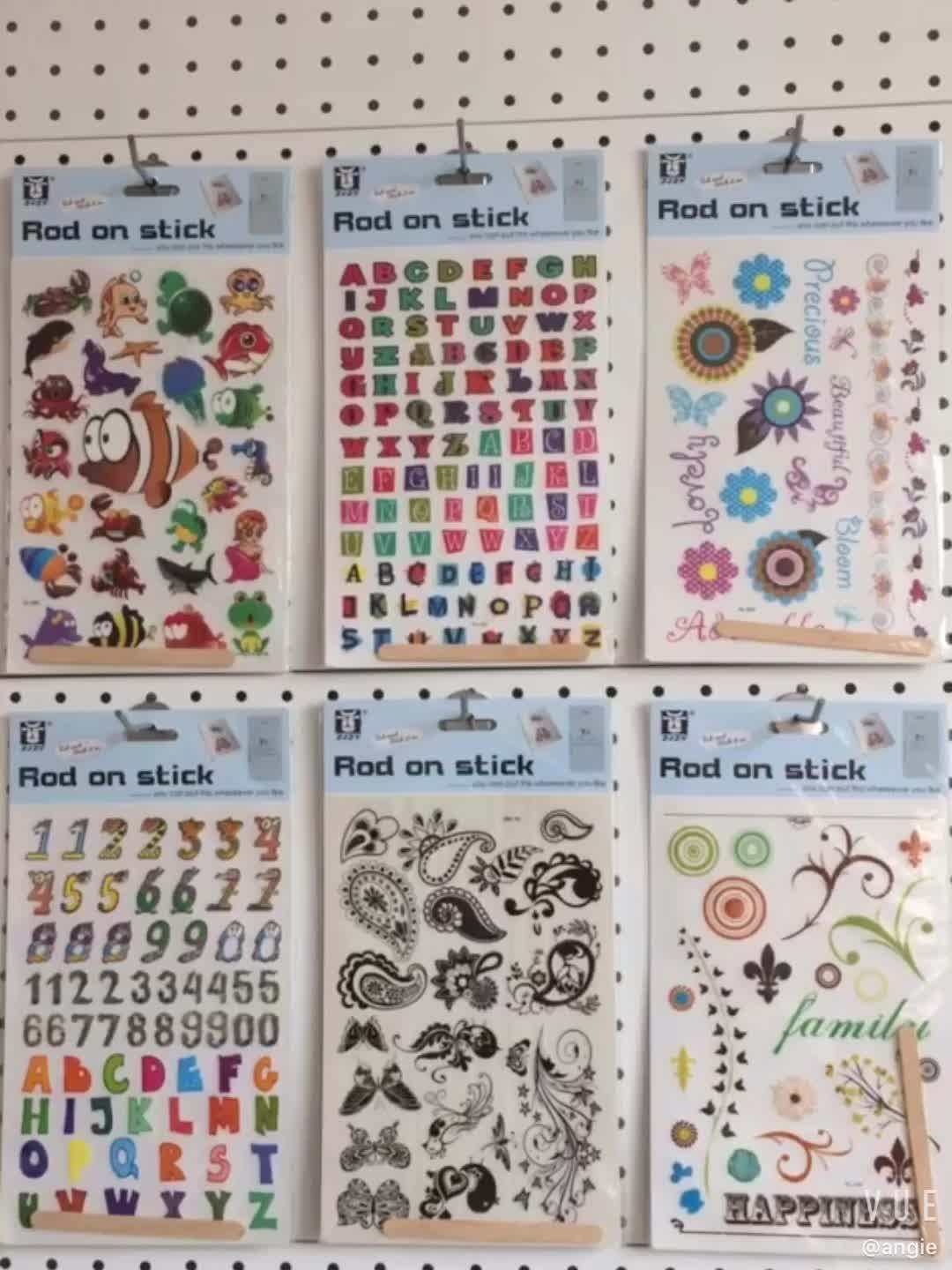 Newest Kids Diy Dry Rub On Stickers Pvc Letters Rub On Transfer ...