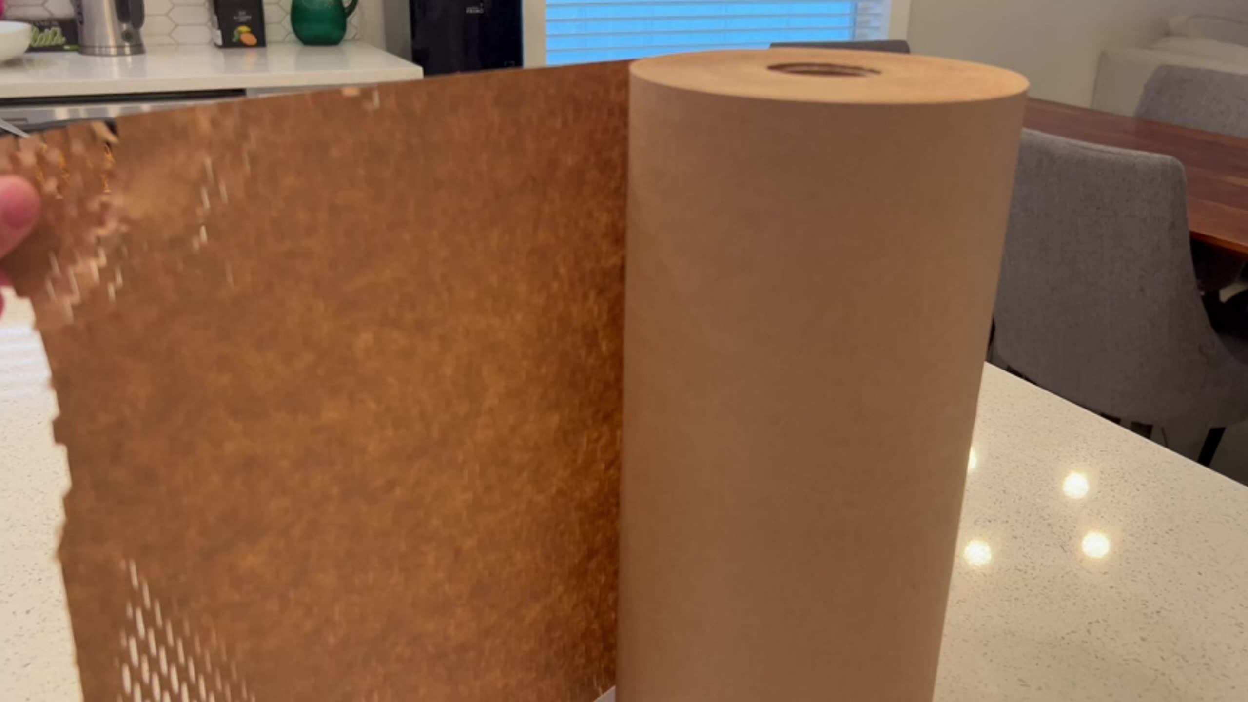Oem Kraft Bubble Cushioning Honeycomb Wrapping Packing Roll Paper ...