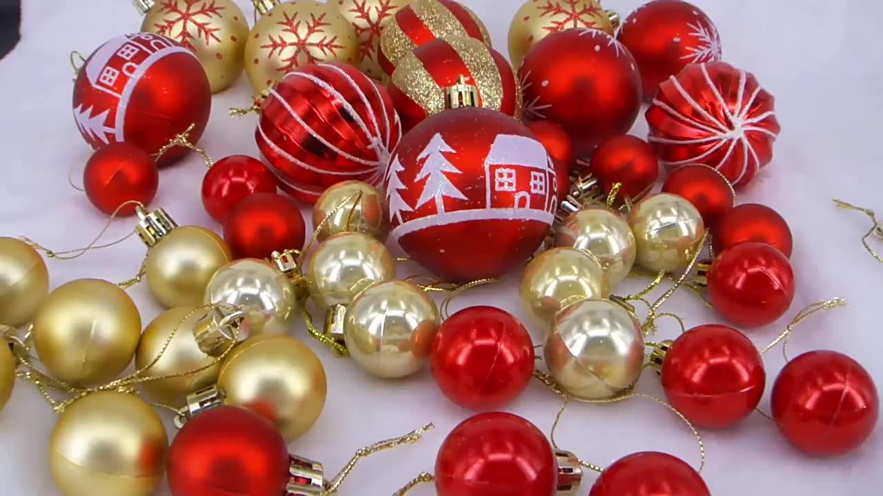Christmas Ornaments Natal Sublimation Items Luxury Christmas Spheres ...