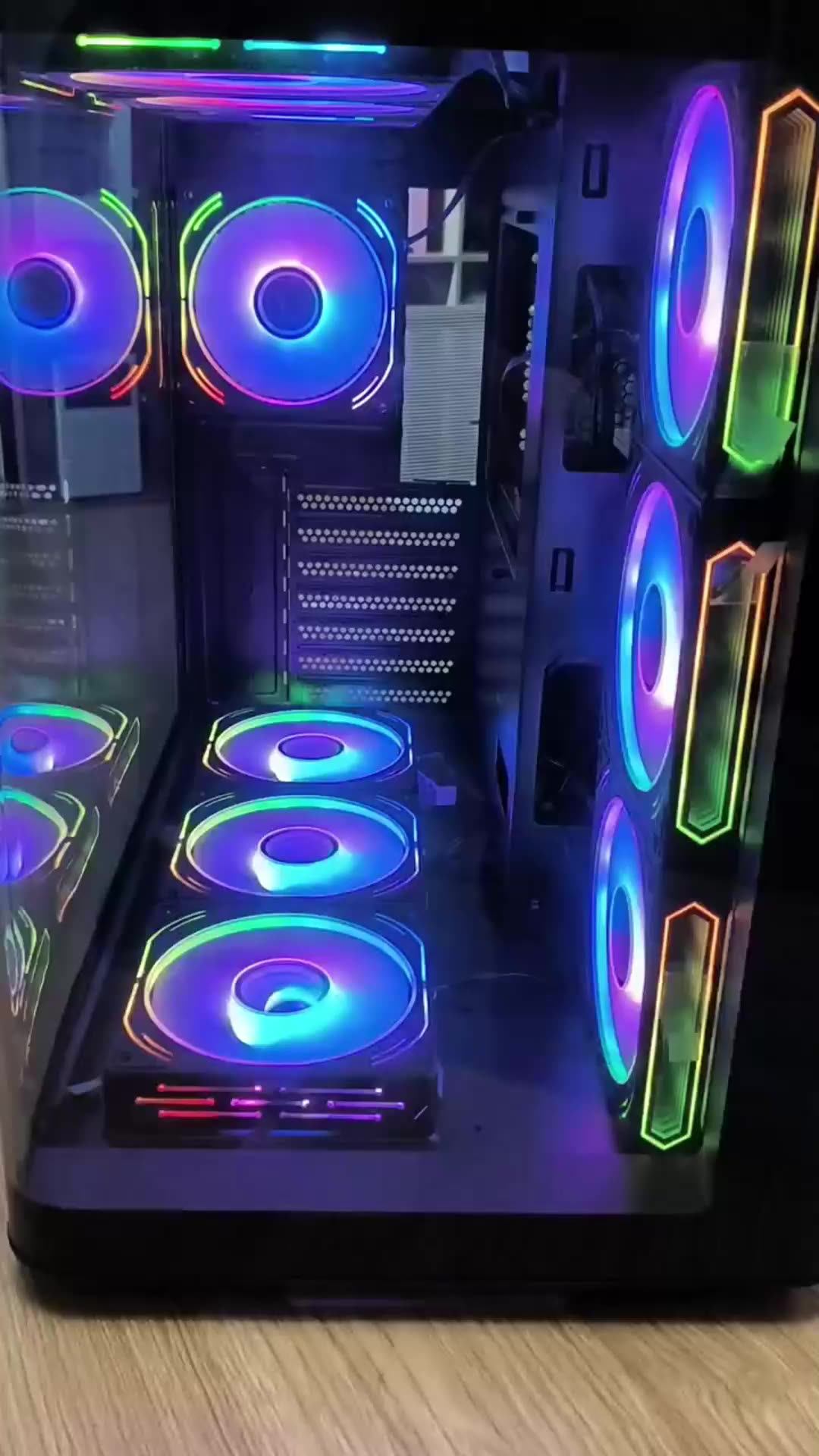 Factory Price New Trend Pc Case Curved Glass Panel Gaming Computer ...