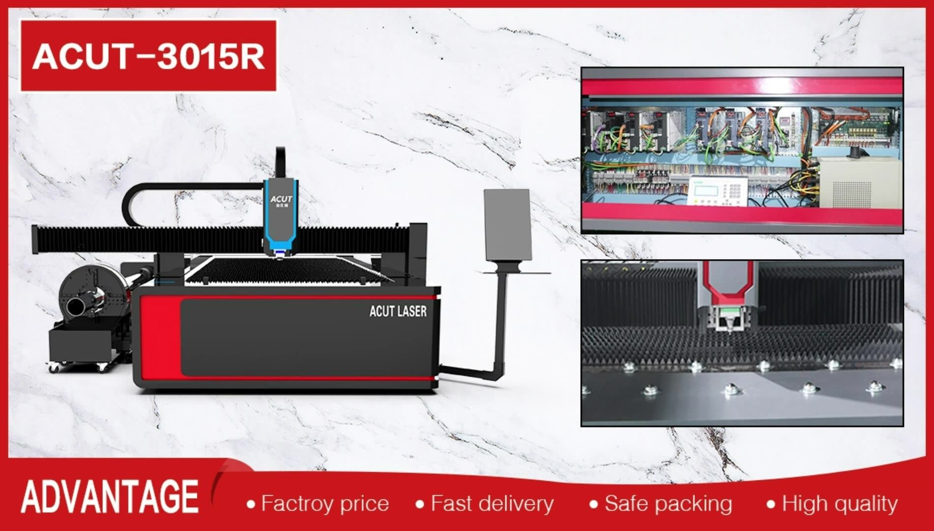3015 Cnc 3000w Laser Cutter For Steel Sheet Fiber Laser Cutting Machine ...