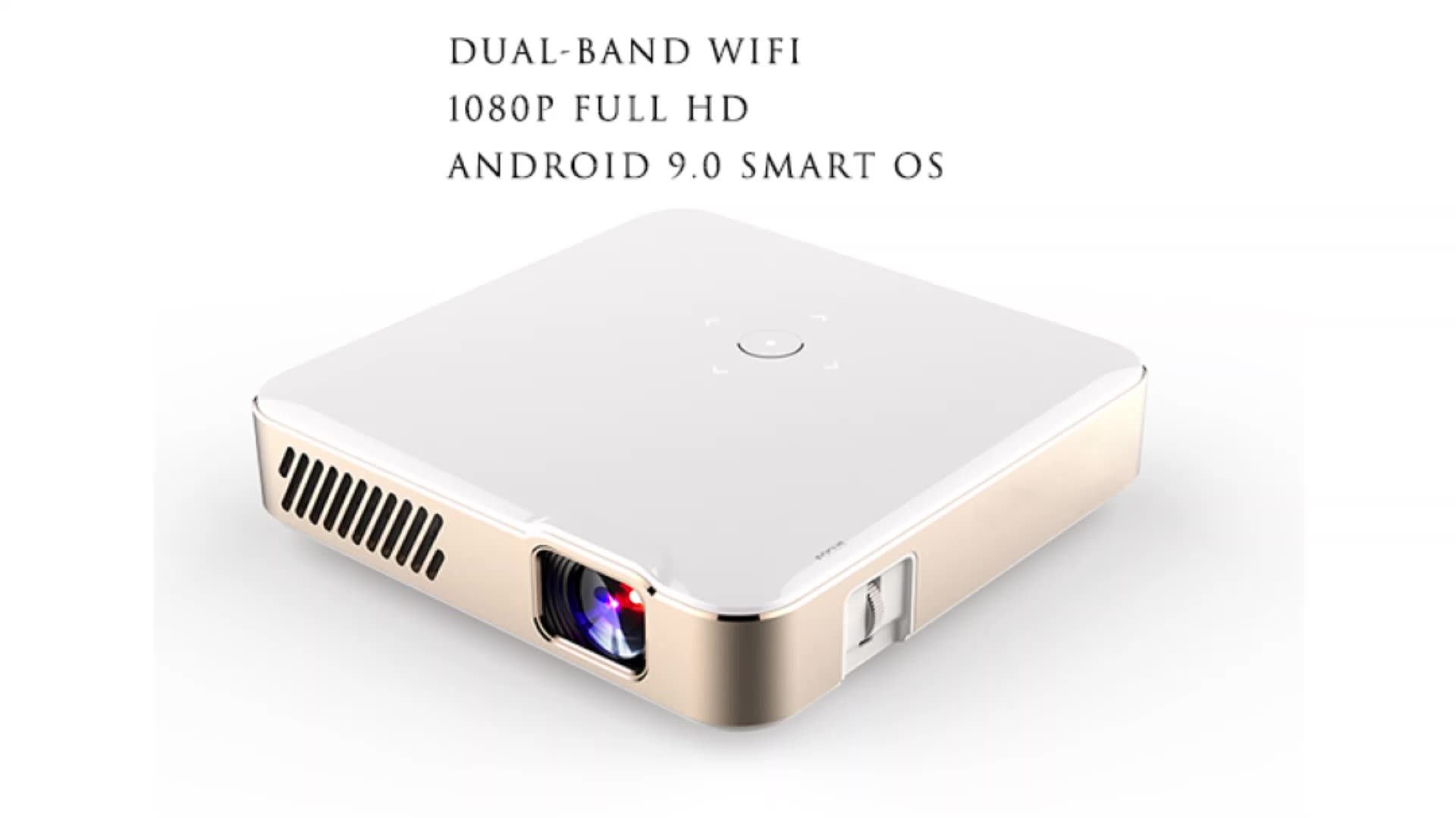 200 Ansi Lumen Dlp Led 1080p Full Hd Projector 4k Mini Projector ...