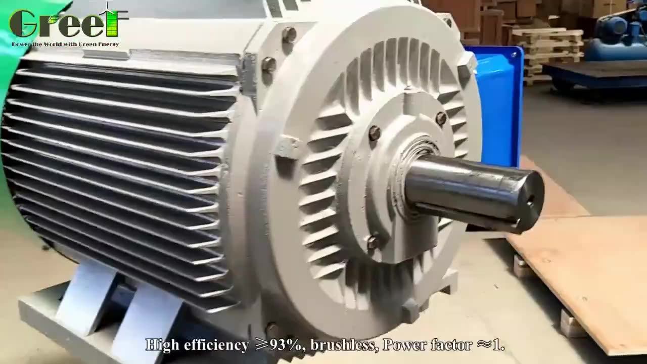 0.5kw - 5000kw Easy Maintenance Permanent Magnet Generator,Long ...