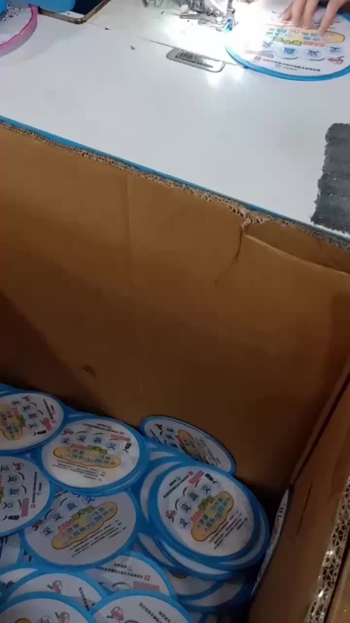 Custom Silk Screen Printed Logo Folding Hand Fan Fold-up Polyester ...