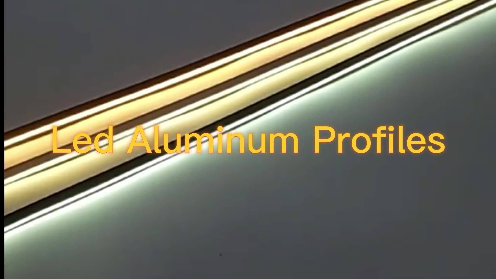Aluminum Extrusion Profile Trimless Led Profile Gypsum Strip Led ...