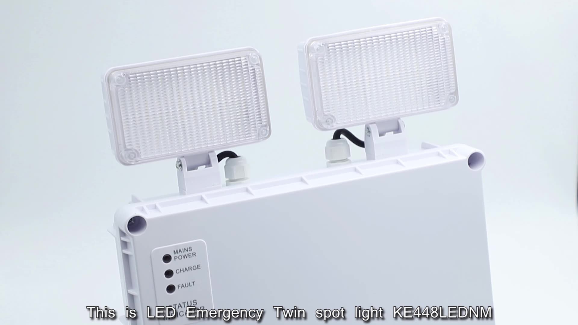 Kejie Auto Testing 2x3w 3h Battery Backup Emergency Light Wall Mounted ...