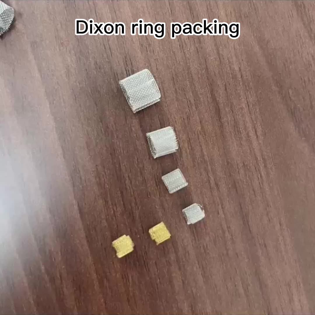 Laboratory Packing Stainless Steel Wire-coiled Rectangle Helix Ring ...