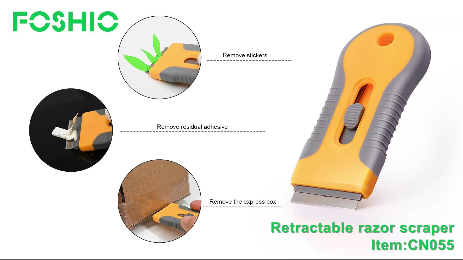 Retractable Knife Sticker Remover Window Scraper Glass Scraper - Buy ...