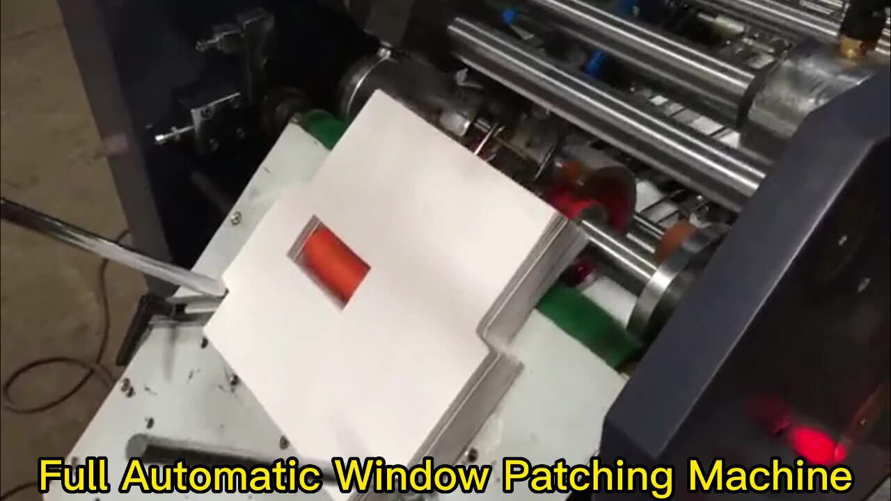 Fully Automatic Envelope Window Sticking Machine Tm-390a - Buy Envelope Making Machine,Window ...