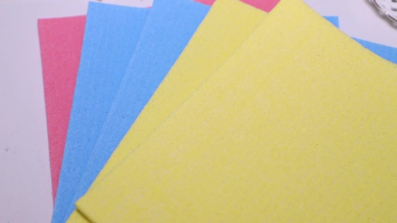 Great Absorbent Resistant Printed Cellulose Sponge Cloth - Buy ...