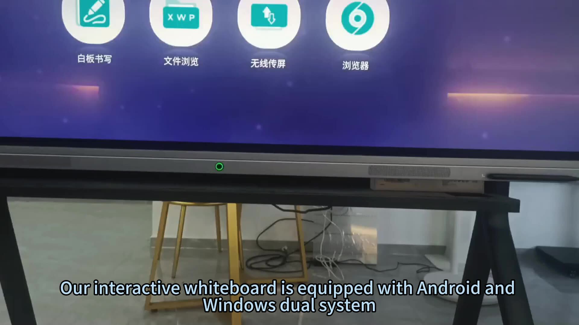 20 Point Multi-touch Display Smart Board 86 Inch Interactive Board Flat ...