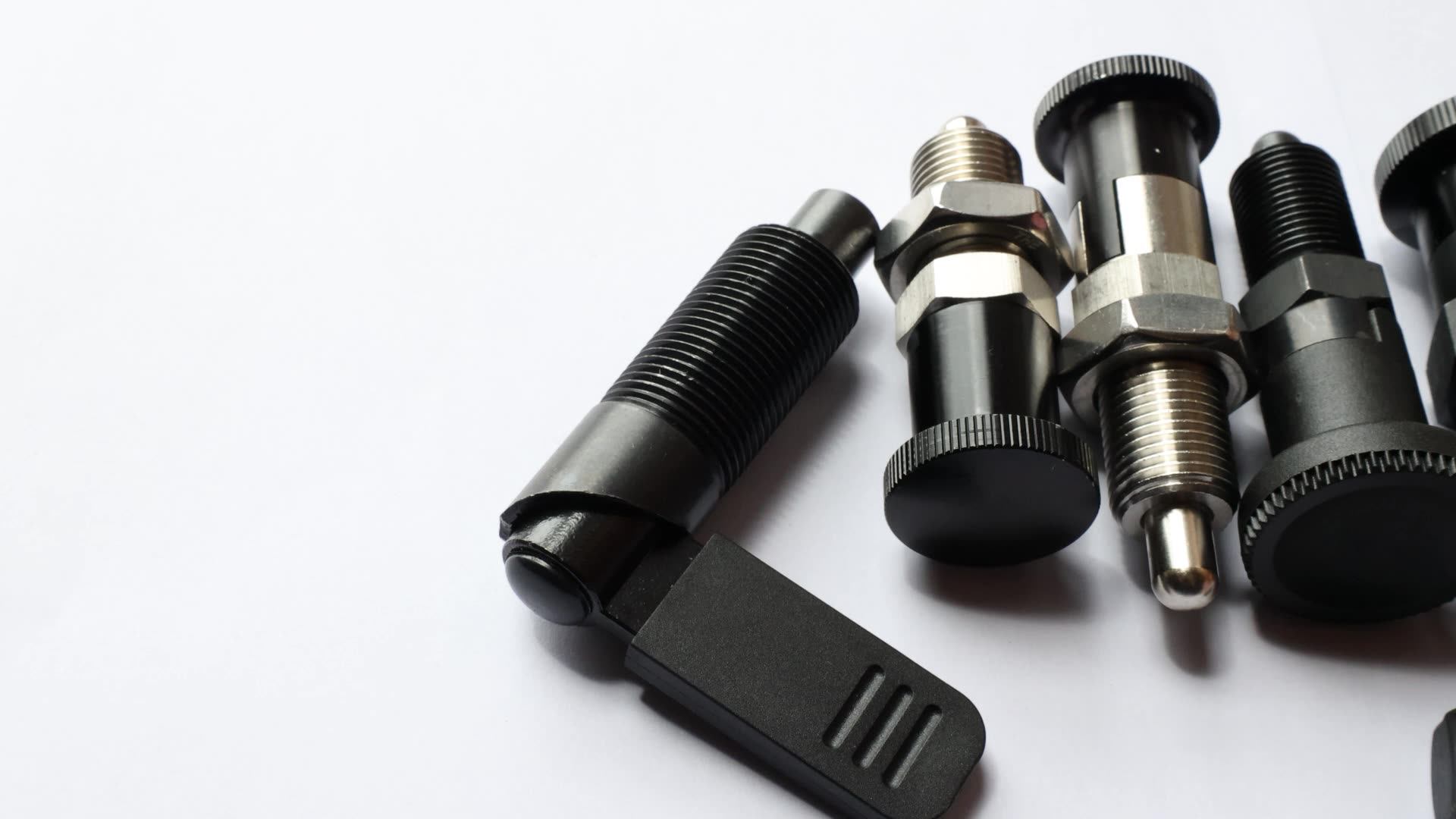 M6 M8 M10 M20 Flat Ring Pull Spring Loaded Lever Touch Index Plungers ...